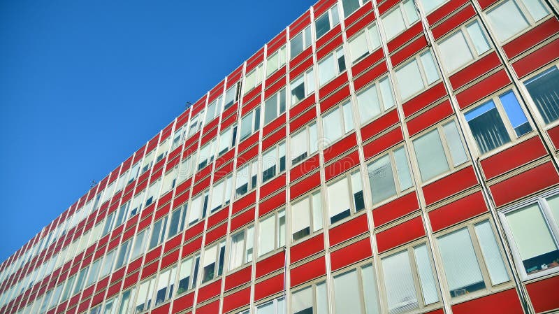 Old office building. stock image. Image of glass, construction - 243398917