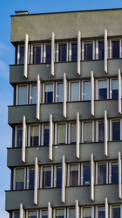 Strange windows reflex 3 stock image. Image of balcony - 32777297