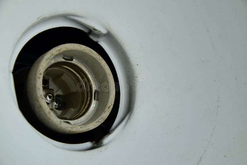 Old Office Light without Bulb Stock Photo - Image of bulb, power: 138253168