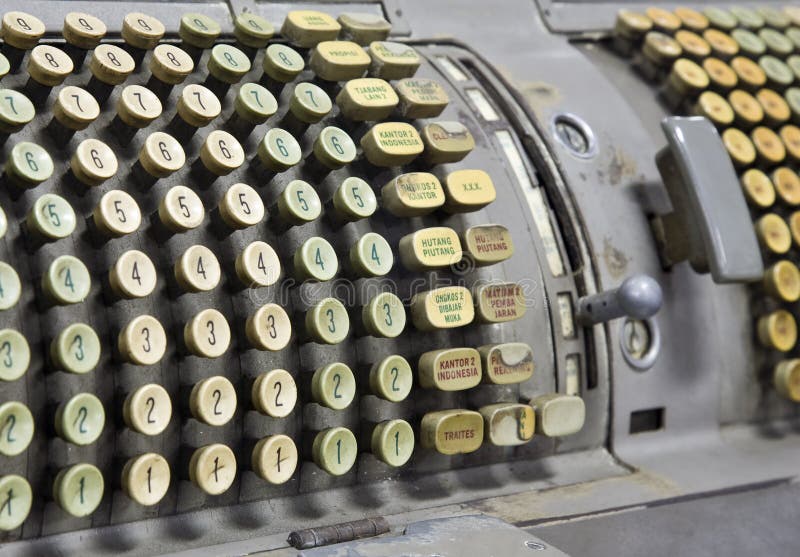 Old Accounting Ledger with Alphabetical Tag Stock Image - Image of ...