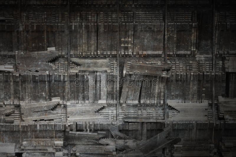 Old offset printing press stock image. Image of communicate - 104918675