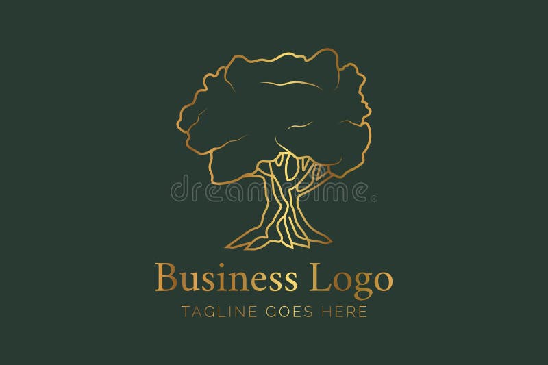 Old Olive Tree Logo stock vector. Illustration of plantation - 314101718