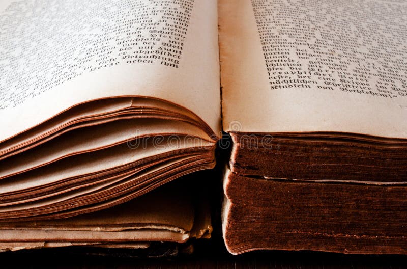 Old open book stock image. Image of contract, open, faith - 20849187