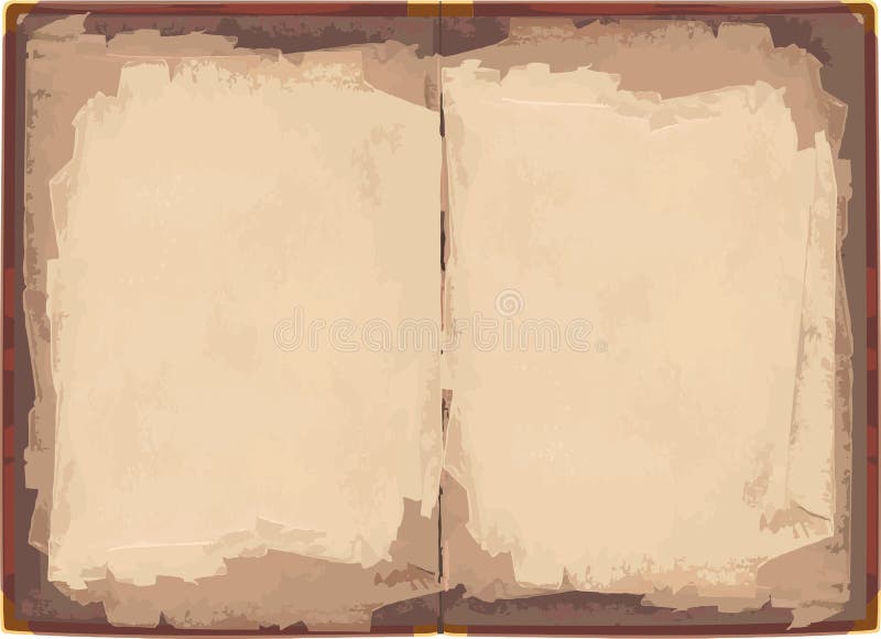 Old open book stock vector. Illustration of manuscript - 50979197