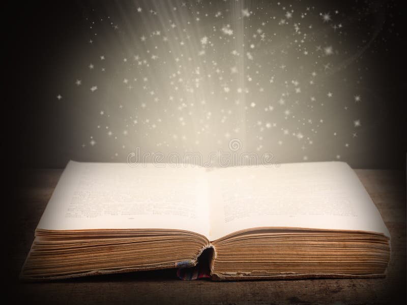 Magic book stock image. Image of potions, book, stars - 8075293