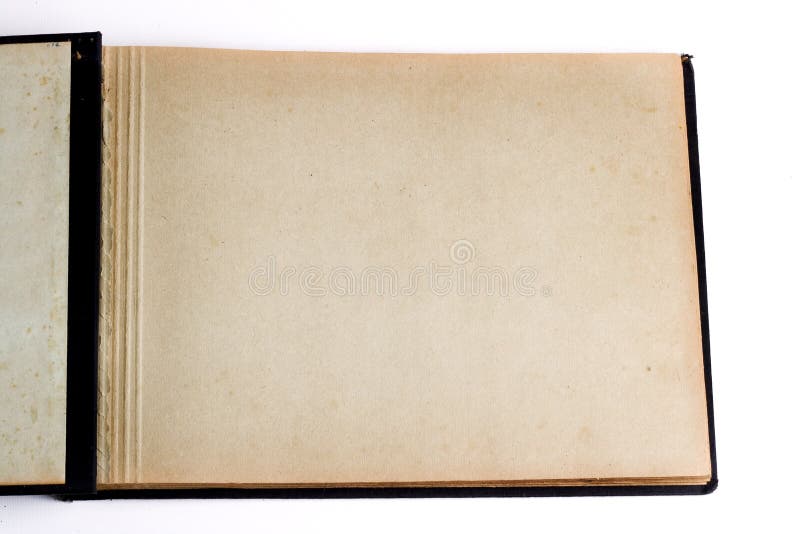 Old Open Book / Photo Album Stock Photo - Image of record, paper: 3741596