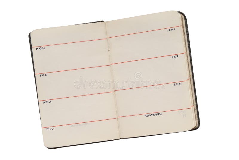 Old open diary stock image. Image of cutout, isolated - 34785243