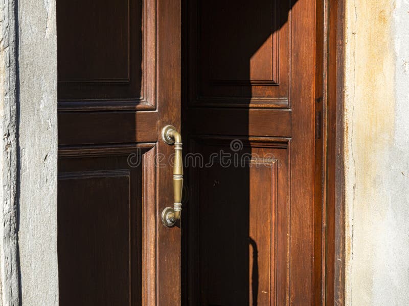 Old open door stock image. Image of doors, gold, exit - 105637653
