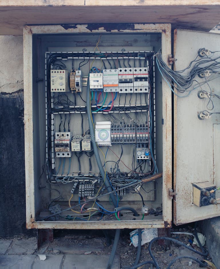 Messy Electrical Panel Box Stock Photos - Free & Royalty-Free Stock ...