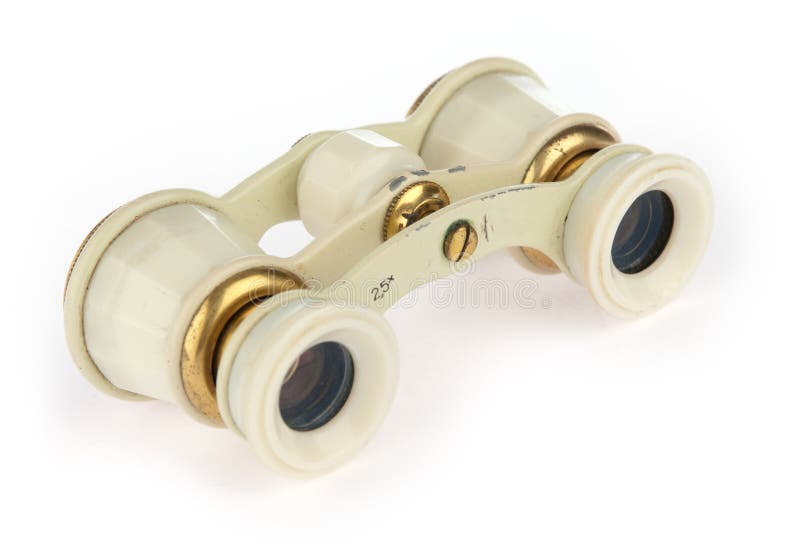 Old opera glasses stock image. Image of plastic, viewer - 13407461