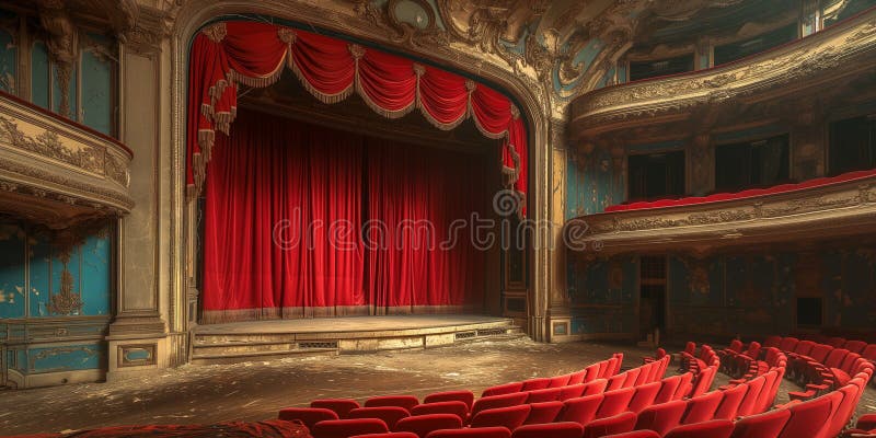 Old Opera House - Generative AI Stock Illustration - Illustration of ...