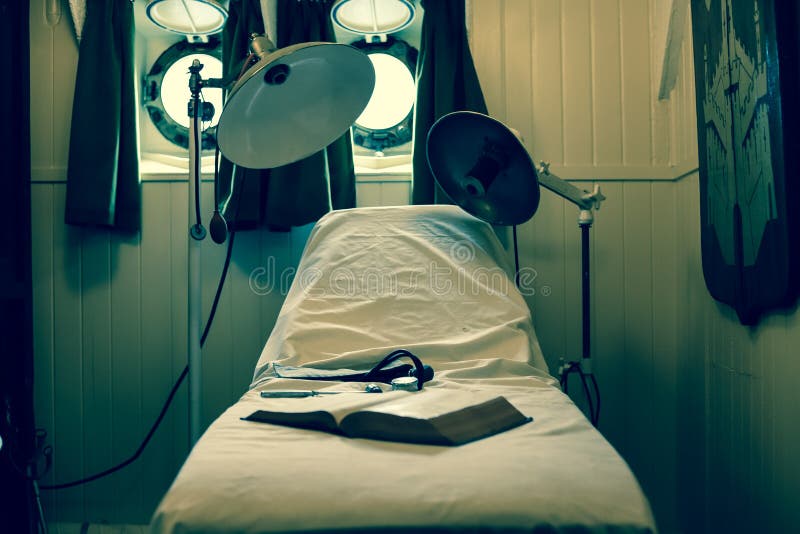 Old Operating Room on a Boat Stock Image - Image of operating, room ...