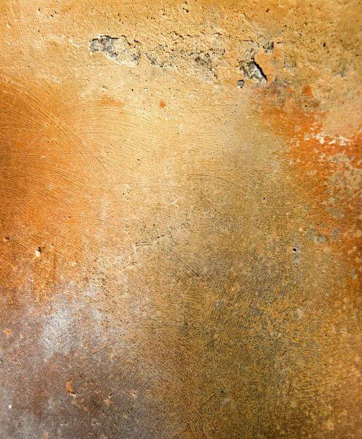 Old Orange Pottery Surface Texture Stock Photo - Image of earth, vessel ...
