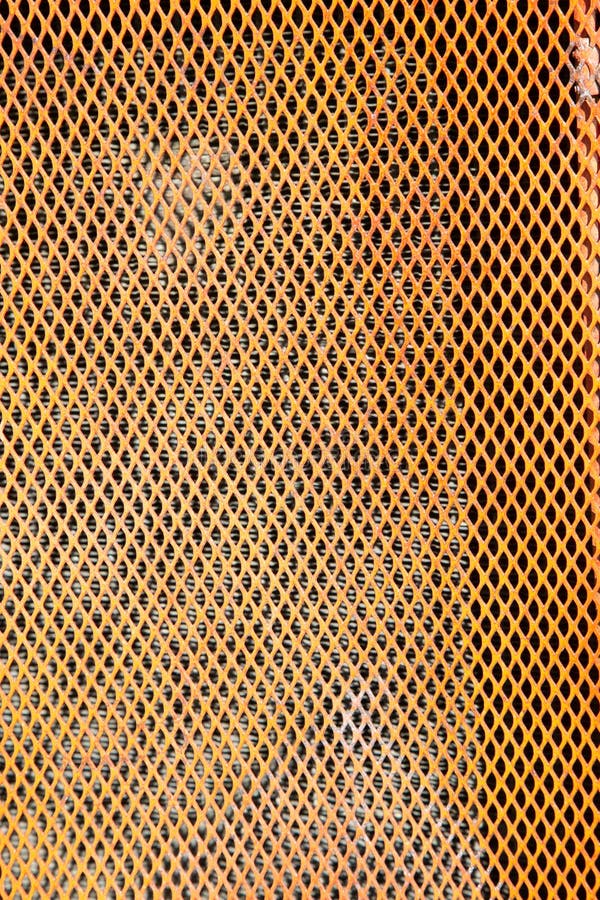 Old Orange Steel Metal Mash Texture Background Stock Image - Image of ...