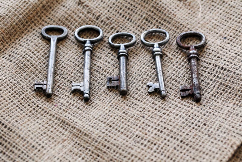 Old, ornate keys stock photo. Image of security, home - 42971296