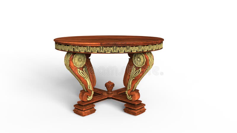 Old Ornate Table stock illustration. Illustration of decor - 59006349