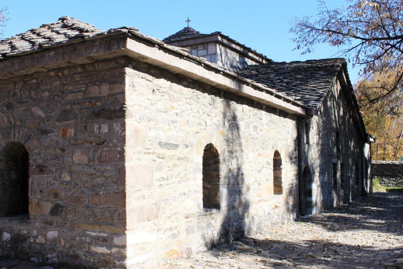 Old Orthodox Church in Batak Stock Image - Image of dormition ...