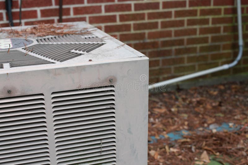 Old Outdoor Air Conditioning Unit Stock Image - Image of cool ...