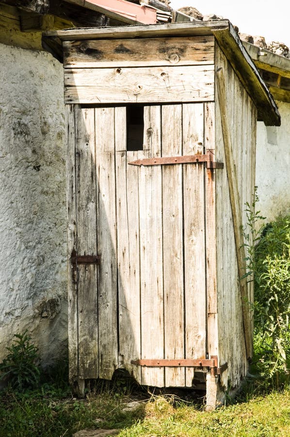 Old outhouse stock image. Image of antique, weathered - 29014307