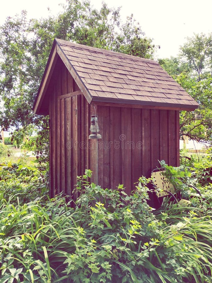 Old Outside restroom stock photo. Image of outside, wood - 252359202