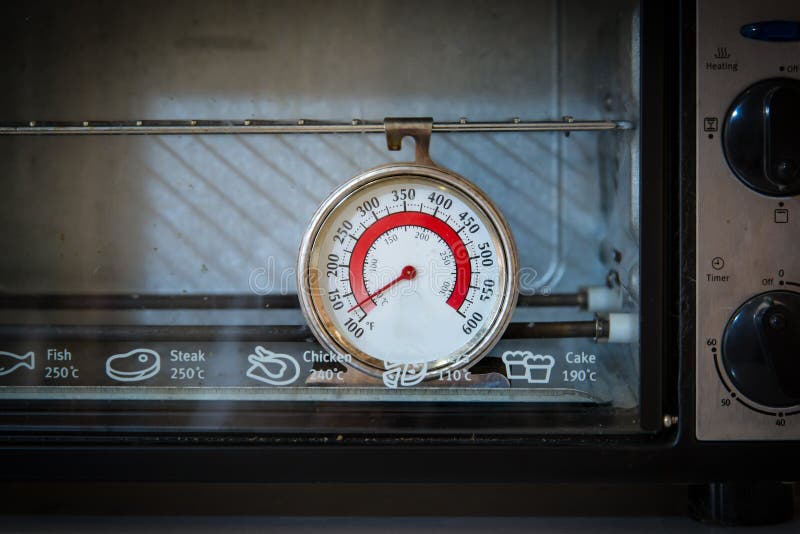 Old oven thermometer stock image. Image of closeup, used - 70175559