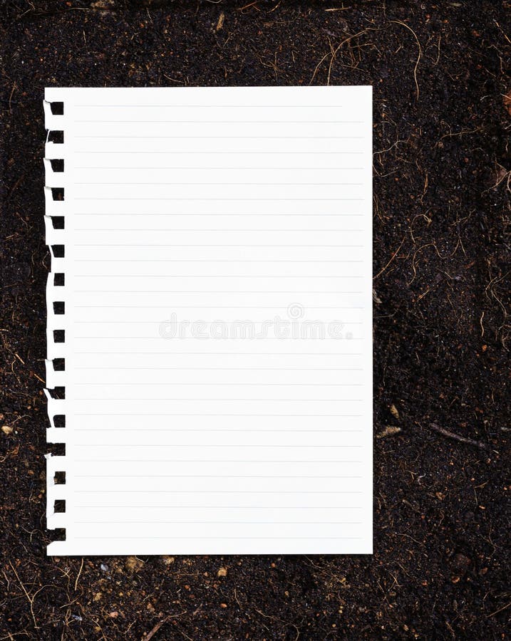 Old Page Ripped Off Notebook Soil Stock Photos - Free & Royalty-Free ...