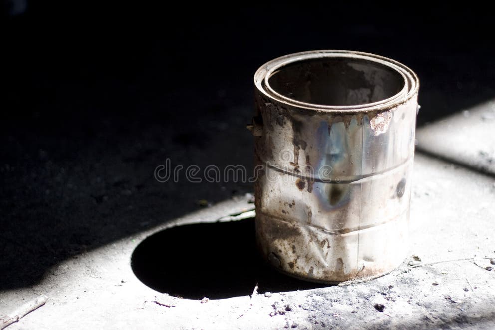 Old paint bucket stock photo. Image of junk, ghetto, object - 4998402