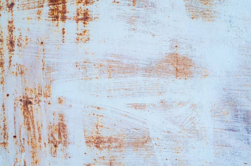 Old Paint on Rusty Metal Texture Stock Image - Image of background ...