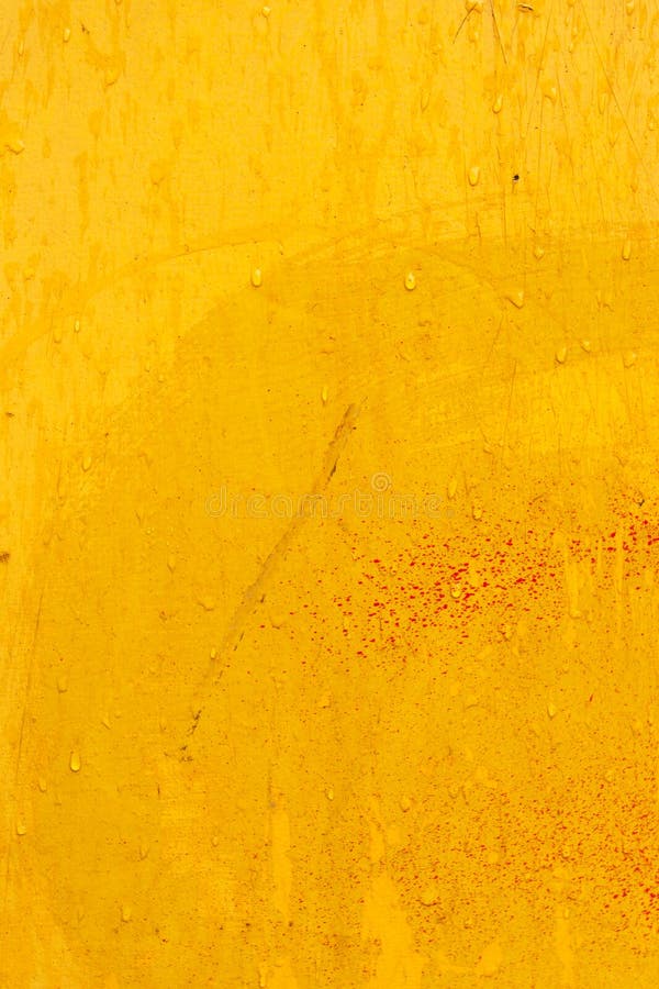 Old Painted Bright Yellow Plaster Texture Stock Photo - Image of ...