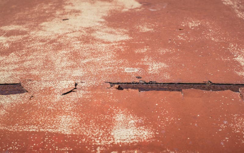 Old Painted Metal Plate with Peeled Paint Surfaces Stock Image - Image ...