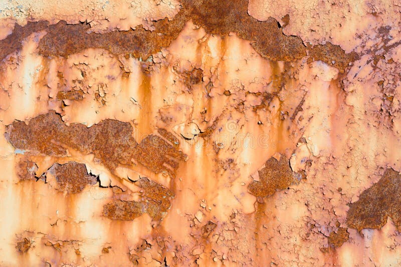 Old Painted Metal Texture with Traces of Rust Stock Photo - Image of ...