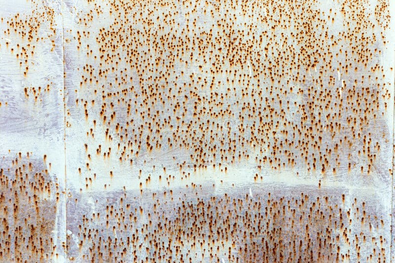 Old Painted Metal Texture with Traces of Rust Stock Photo - Image of ...