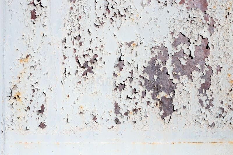 Old Painted Metal Texture with Traces of Rust. Stock Photo - Image of ...