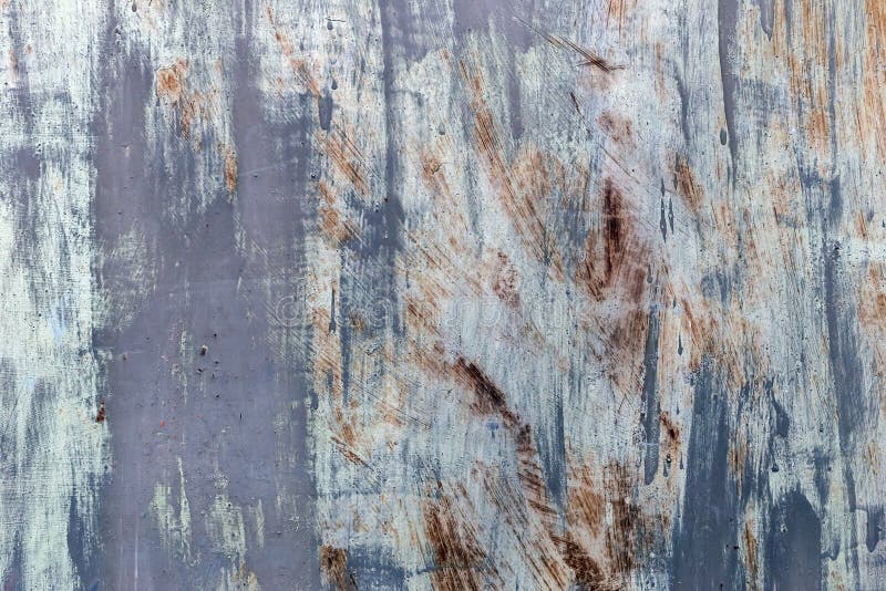Old Painted Metal Texture with Traces of Rust Stock Image - Image of ...