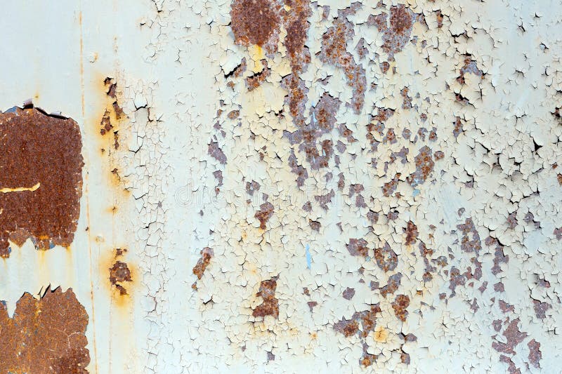 Old Painted Metal Texture with Traces of Rust Stock Image - Image of ...