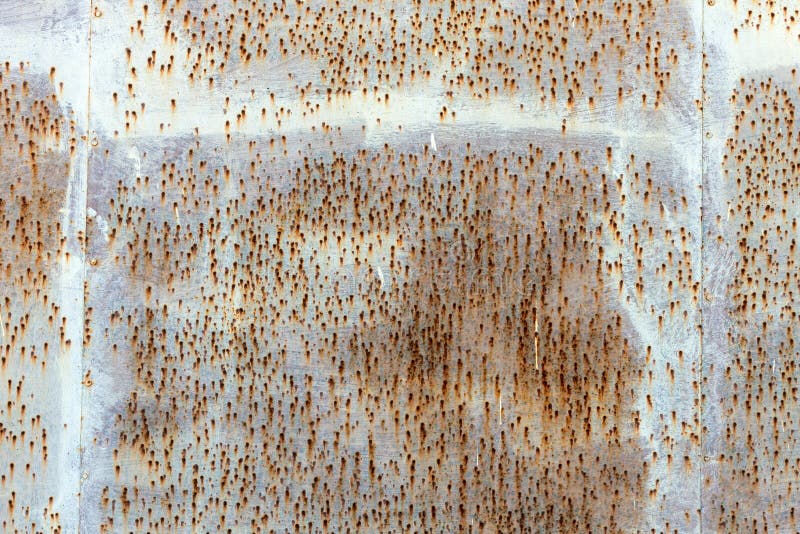 Old Painted Metal Texture with Traces of Rust Stock Image - Image of ...