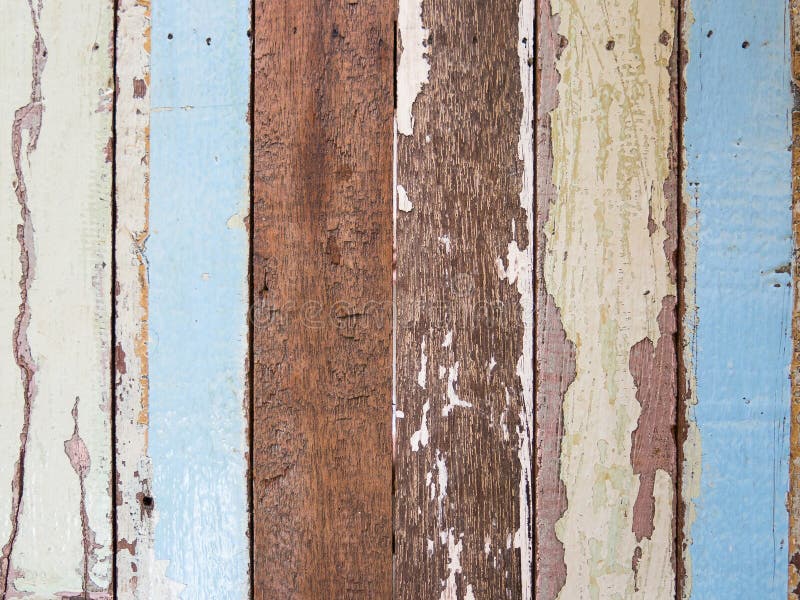 Old painted wood plank. stock illustration. Illustration of hardwood ...