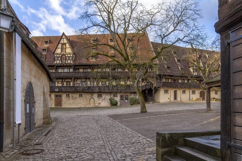 Old Palace in Bamberg stock image. Image of medieval - 151196197