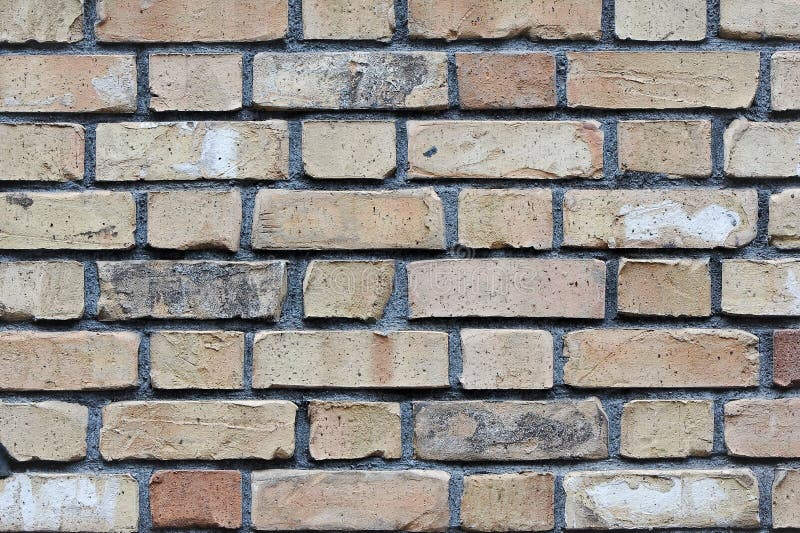 Old Pale Brick Wall stock photo. Image of pastel, orange - 20962938