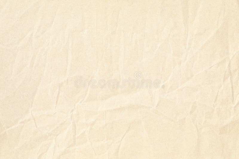 Old Pale Yellow Crumpled Paper Background Texture Stock Image - Image ...