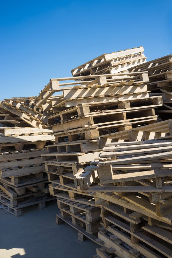 Old pallets stock image. Image of cargo, mess, stacked - 44582055