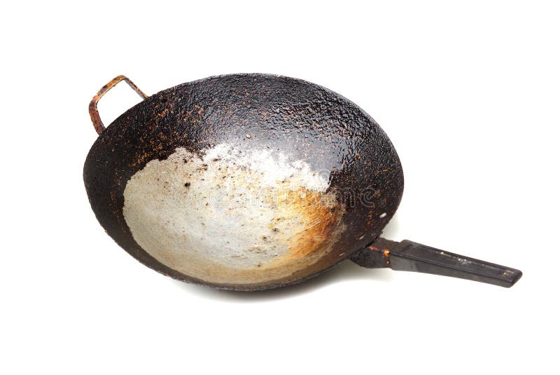 Old pan stock image. Image of cooking, empty, cook, handle - 76587391