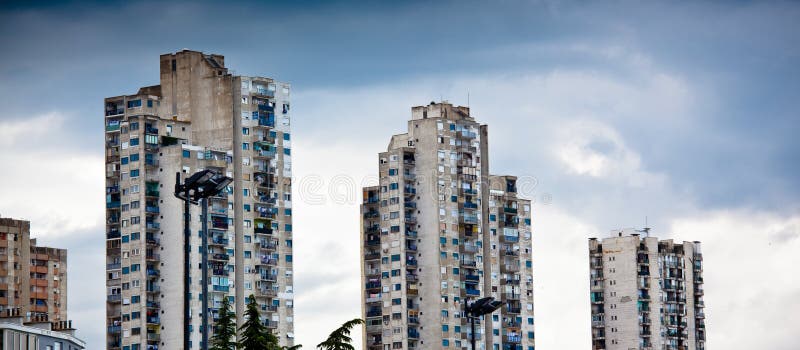 Old panel apartment stock image. Image of apartment, housing - 31371199