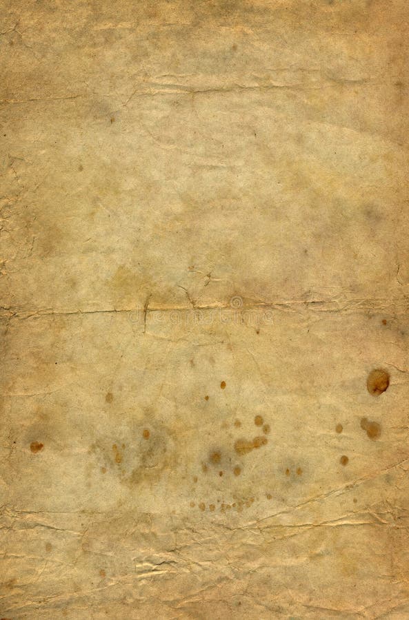 Old paper stock photo. Image of spot, sheet, soiled, loss - 12934196