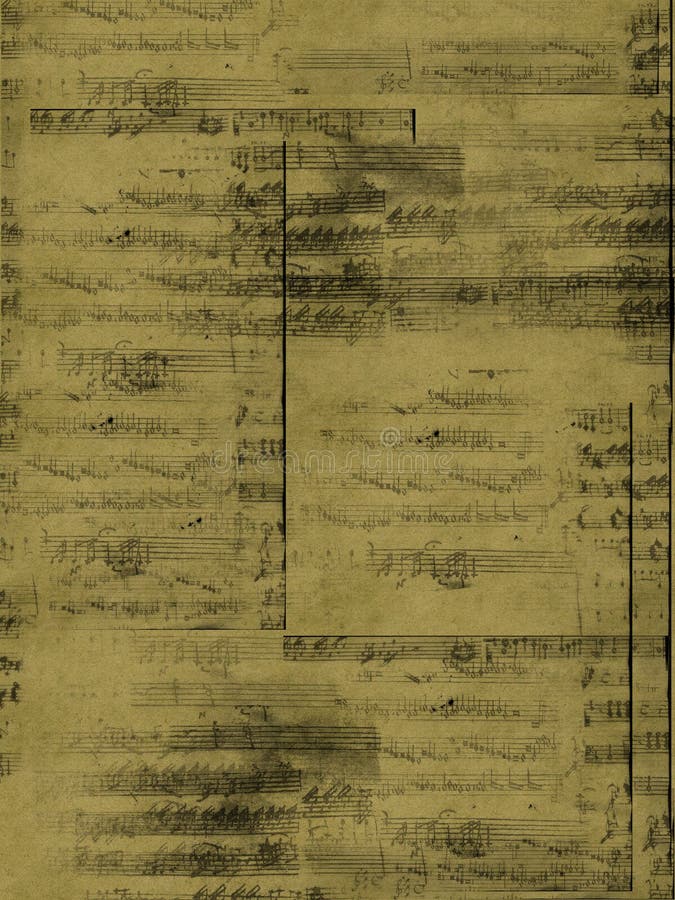 Music manuscript stock vector. Illustration of masterpiece - 3079834