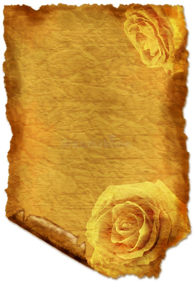 Medieval paper stock vector. Illustration of fashioned - 6951475