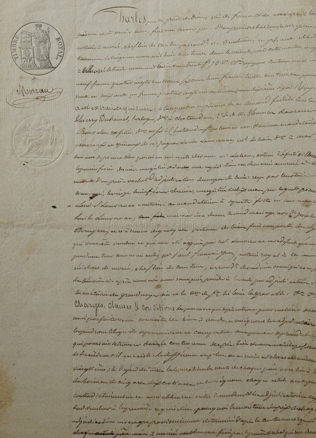 Old paper stock image. Image of paper, notary, writting - 24892603