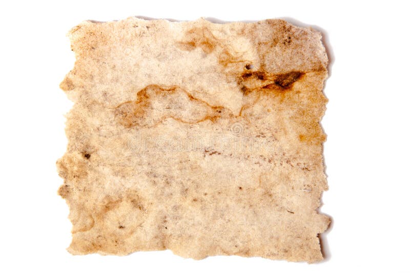 Old paper stock image. Image of frame, dirty, isolated - 26110943