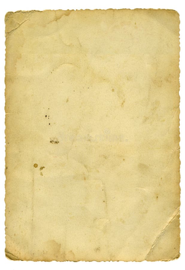 Old paper stock photo. Image of retro, isolated, antique - 4289874