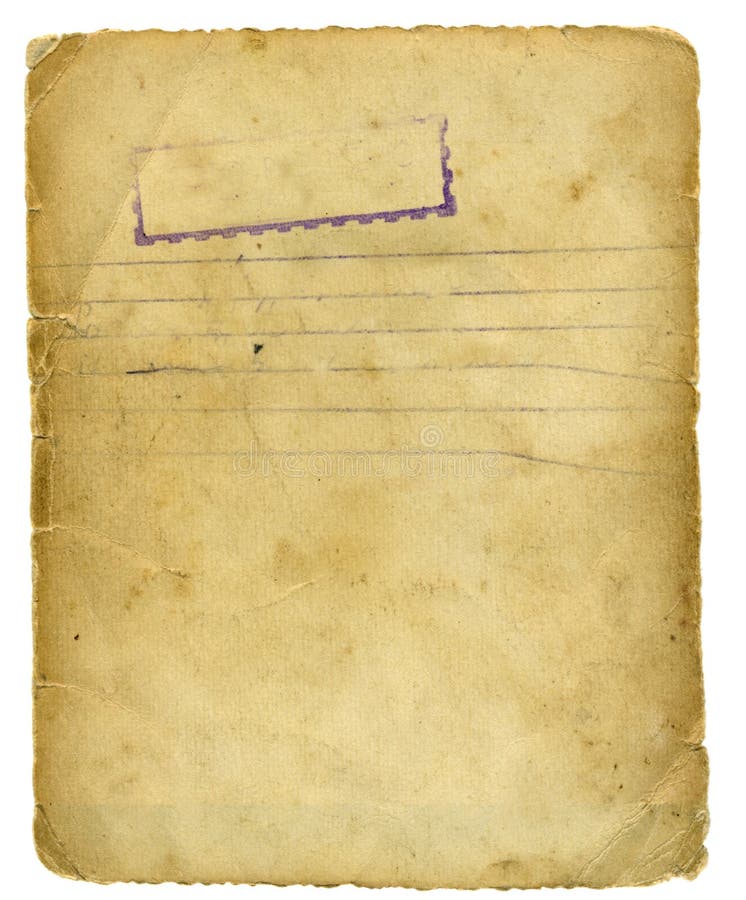 Old paper stock image. Image of isolated, retro, background - 4307637